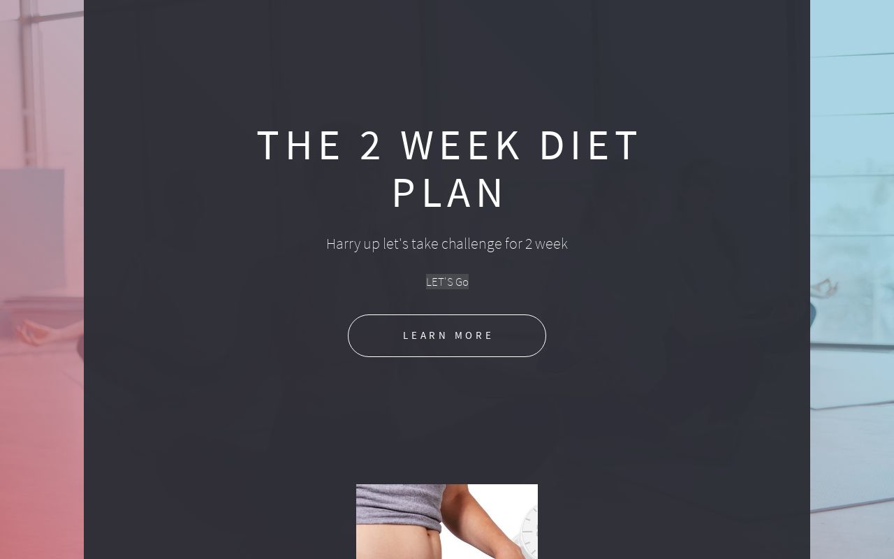 The 2 week challenge